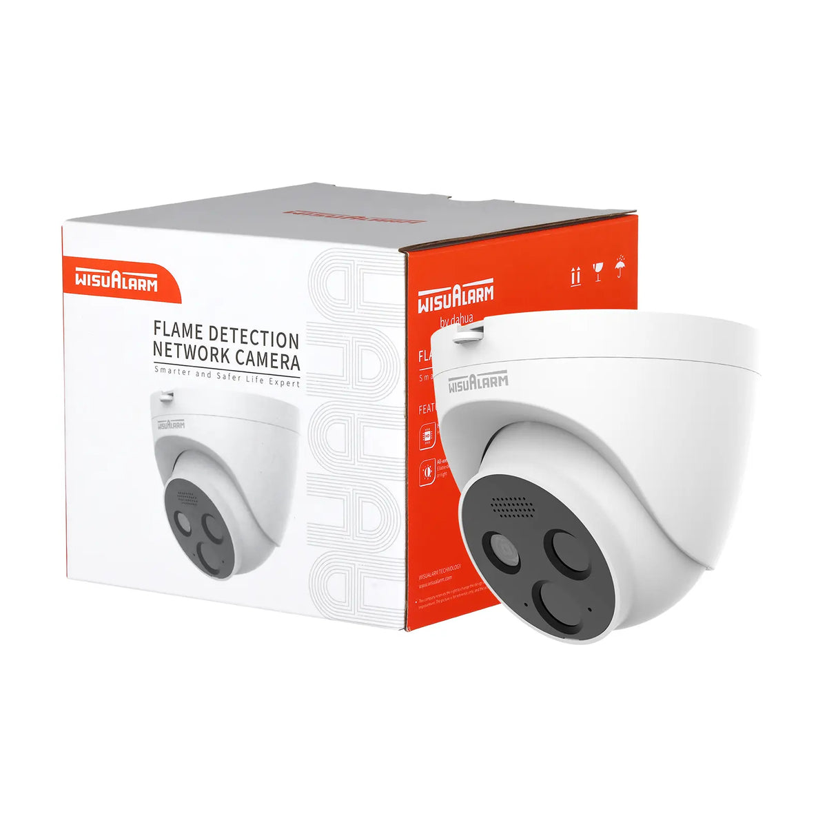 4MP Flame Detection Network Camera Pro | Thermal Camera – WISUALARM EU